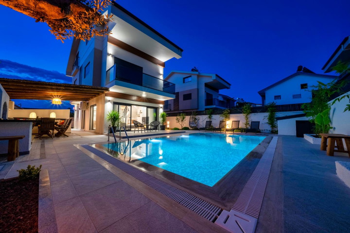 Casa Oliva City #1 With Sauna Pool Patio & Bbq - Fethiye
