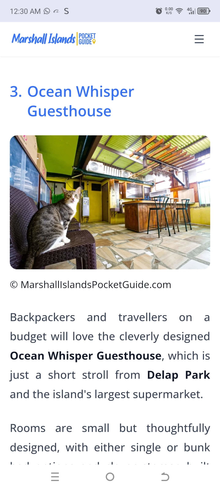 Ocean Whisper Back Packers - Marshall Islands