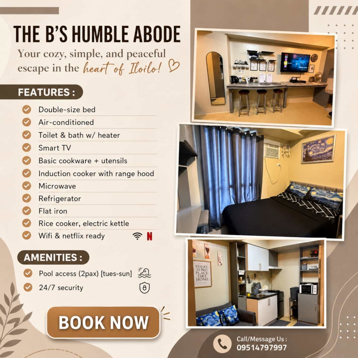 The B's Humble Abode - Studio - Iloilo City