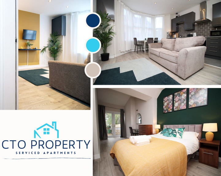 Long Stay Offer Stylish 1 Bed W/ Street Parking - Cardiff