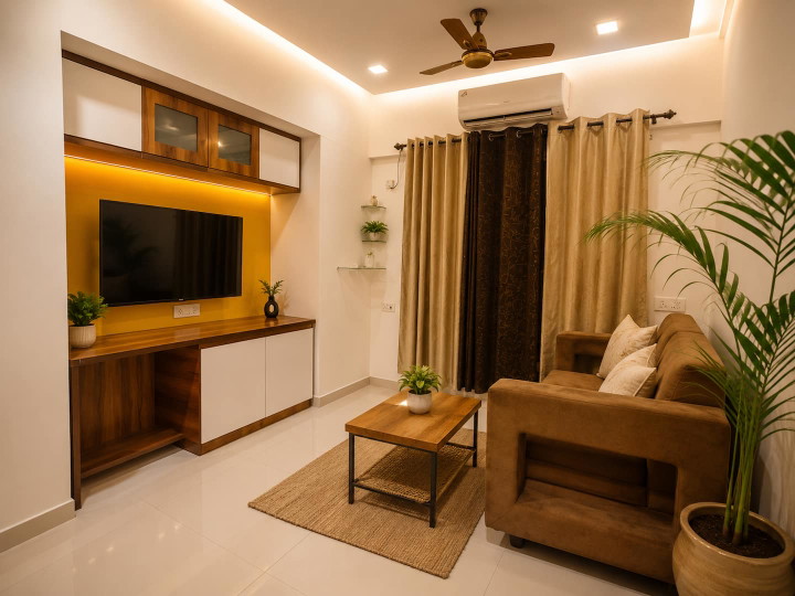 Curated Cozy Haven 1bhk Flat In Hiranandani Estate - Thane