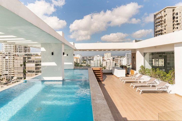Modernes Kingsize-bett Condo Mit Pool Beim Agora Mall - Santo Domingo