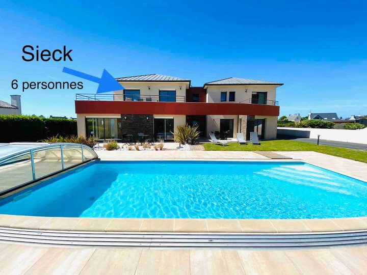Appt 3* 6 Pers Dans Villa Piscine Chauffée - Finistère