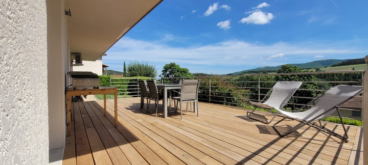 Studio 3* Vue Montagne Avec Terrasse, Cour, Jardin - Annonay