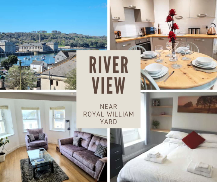 By Royal William Yard * River Views * Free Parking - Plymouth