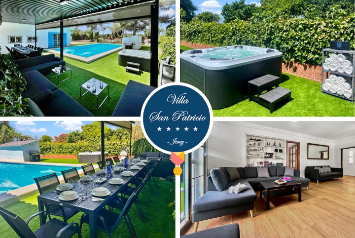 Pool | Hot Tub | Bbq | Ps5 | Aircon | Center 5min - Jerez de la Frontera