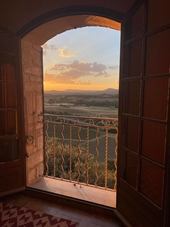 Maison De Pierre En Provence Avec Superbe Vue - Rustrel