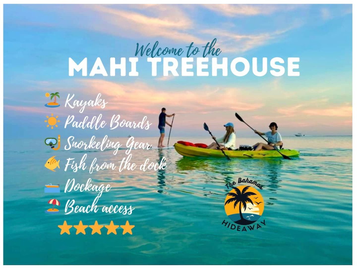 Mahi Treehouse: Relax+fish+snorkel+swim+pool+beach - The Bahamas