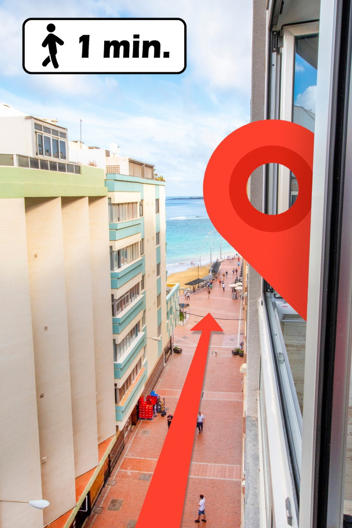 Bright Apartment 1 Min From Las Canteras Beach - Municipality of Las Palmas