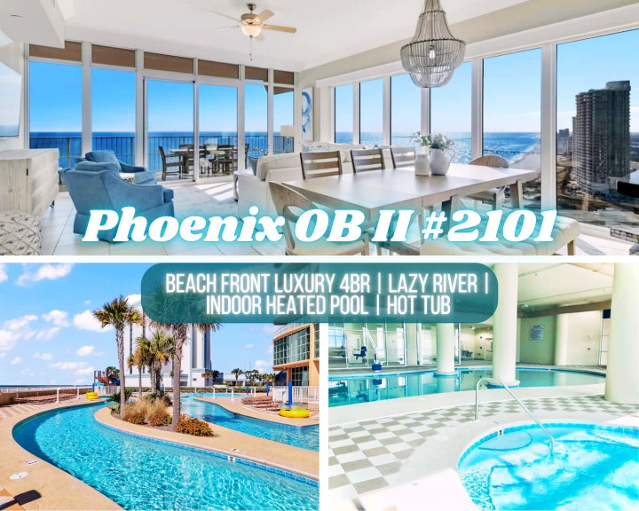 Beachfront Lux*heated Pool*hot Tub*lazy River*view - Orange Beach, AL