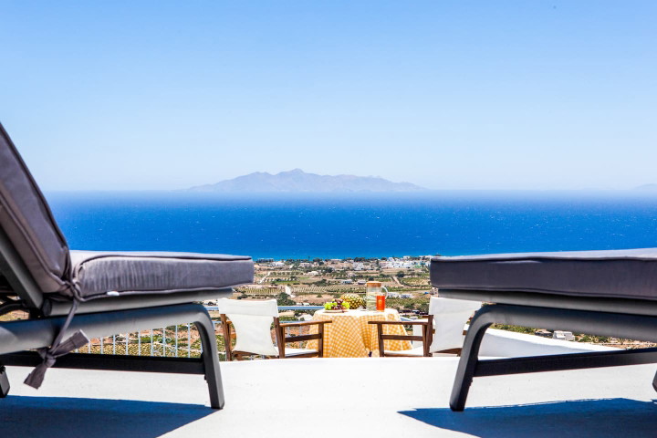 Big House 9 Guests, Terrace Great View, Quiet Spot - Santorini