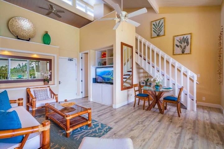 2 King Beds W/loft ~Cliffs Resort! Sunset Views ~P - Kauai, HI