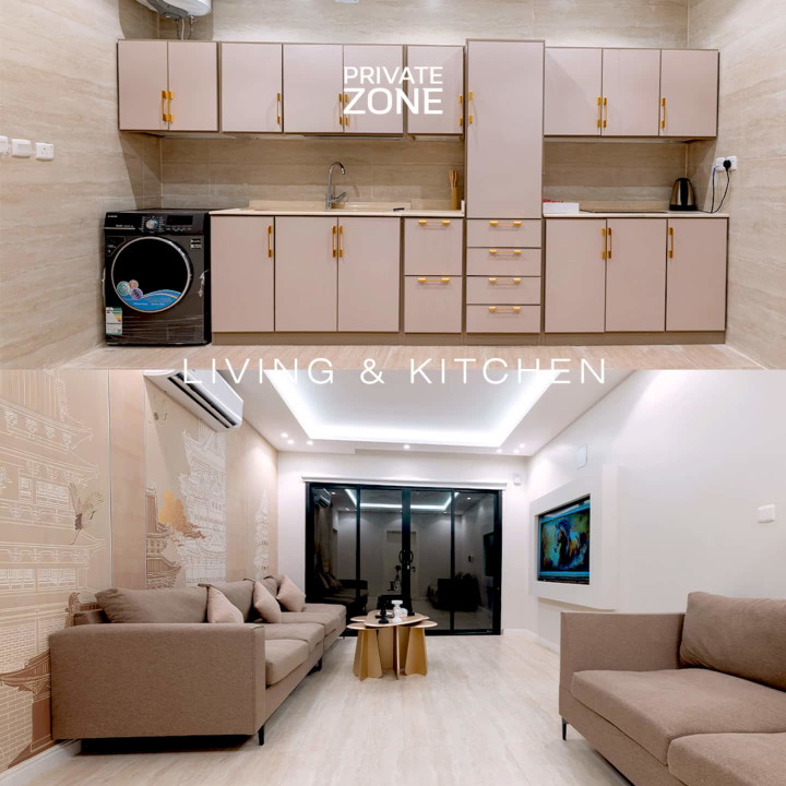 Two Rooms And A Living Room In Al-aqiq Neighborhood - Private Zone Al-aqiq A2 -