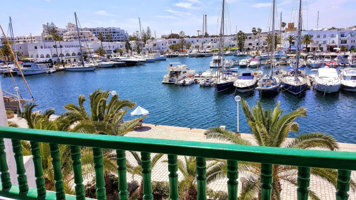 Vue Port Marina Songoui - Tunisie