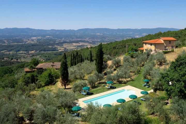 Villa With Pool & View Near Florence And Arezzo - Italië