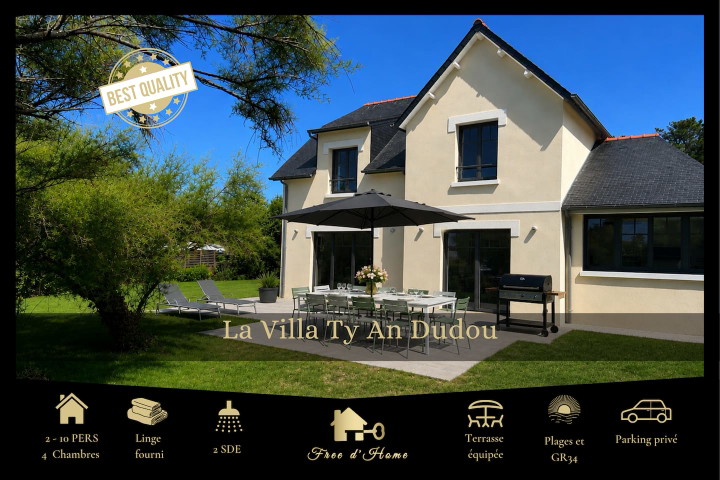 La Villa Ty An Dudou Luxe & Confort-plages-gr34 - Guidel