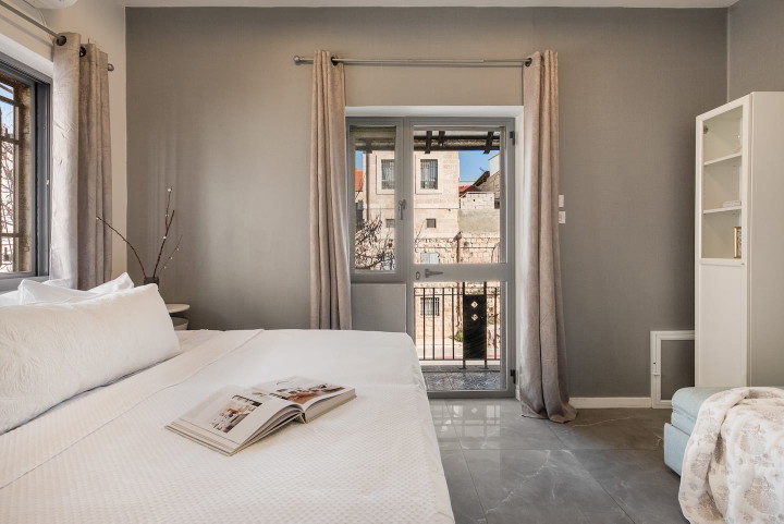 Dinning Room, Bedroom And Balcony Baraca Boutique - Jerusalem