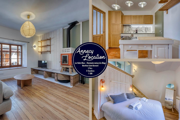 Les Volets Bleus  Charming Village House - Lake Annecy