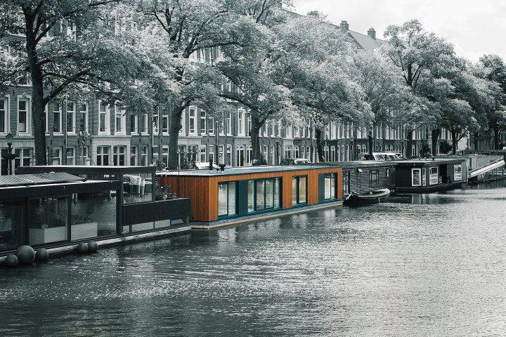Romantic Houseboat With Jacuzzi Historic Canals - Amszterdam
