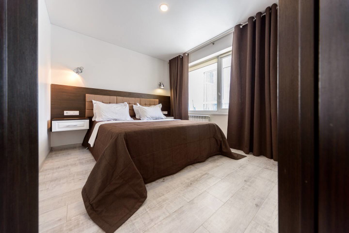 Modern Brown Panoramic View Apartment - Kiew