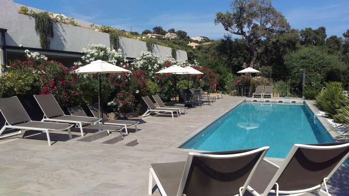 Résidence 4* Appart Piscine Chauffée, Tennis - Corsica