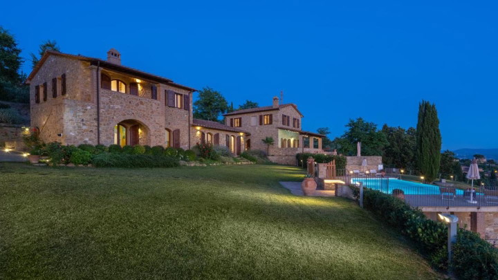 Pink Farmhouse With Panoramic View Infinity Pool - Volterra