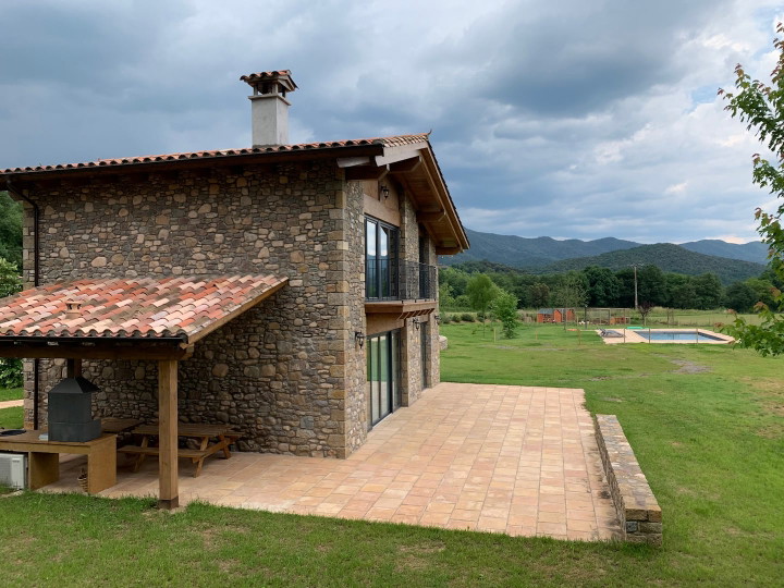 Exclusiva Cabanya Amb Piscina - Molló