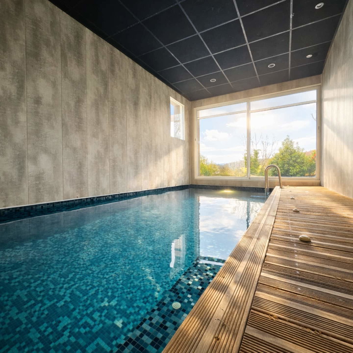 Logement, Piscine Intérieure Privée Avec Vue - Lac d'Aiguebelette