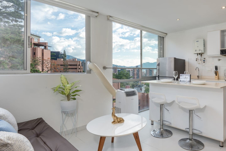 Apartment In The Village / 5 Mins To Provença / Wi-fi / Parking - Medellín