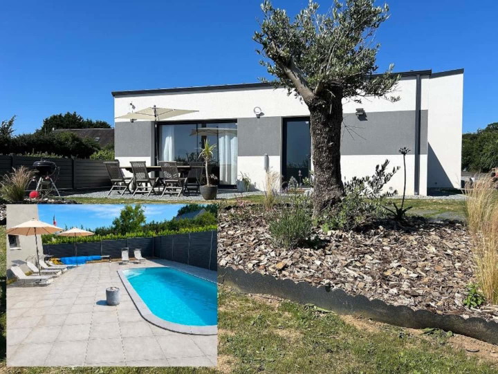 Gite Rose Plein Pied, Accès Piscine Et Spa Jacuzzi - Barneville-Carteret
