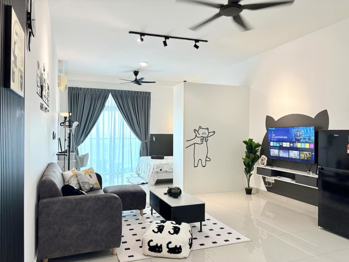 Cute Chic Cat Style｜1-2pax Studio｜jbtown 5min Ksl - Johor