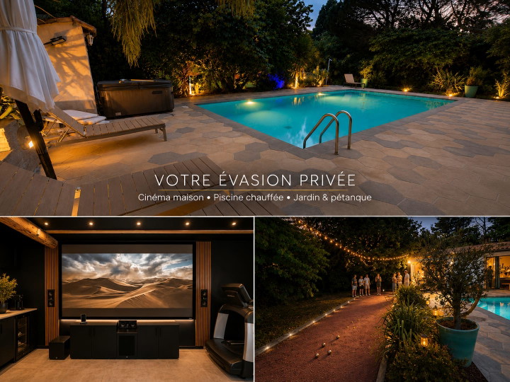 Mas Dexception · Piscine Chauffée, Spa & Cinéma - Eyguières