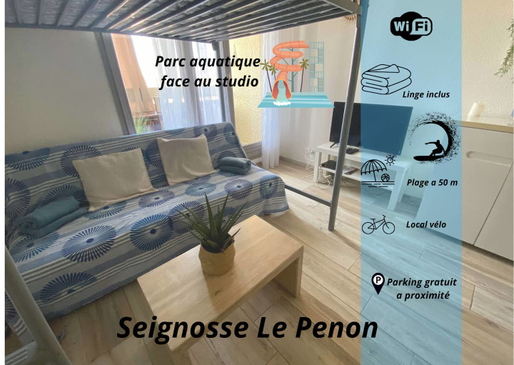 Studio Bleu Ocean Au Penon, 100m De L'océan - Seignosse