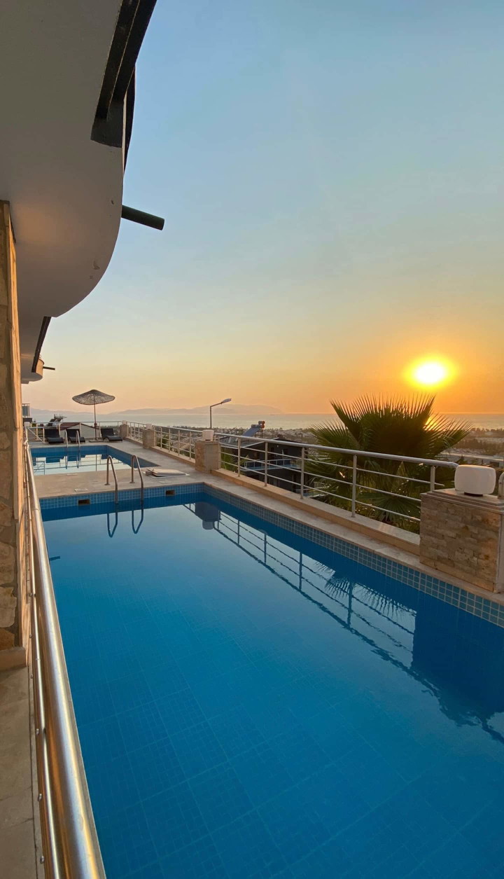 Amazing Villa With Private Pool 180 Sea View - Kuşadası