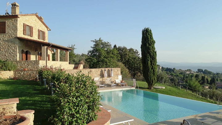Green Farmhouse With Hills View And Infinity Pool - Volterra