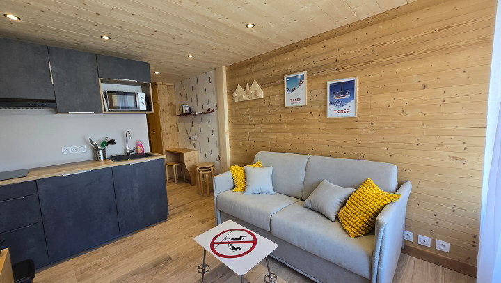 Joli Studio Rénové Avec Coin Nuit - Tignes