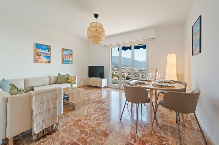 Mountains & Sea In Cap Martin - Vue Mer+garage - Roquebrune-Cap-Martin