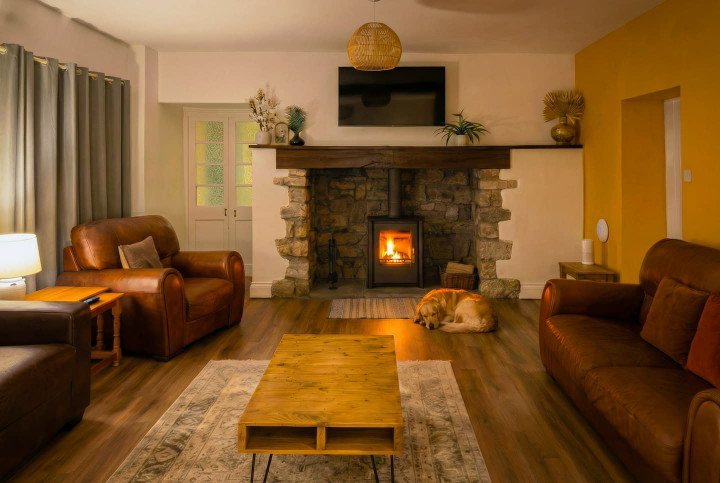 5-bed Country Cottage (Sleeps 10) + Log Burner - Weston-super-Mare