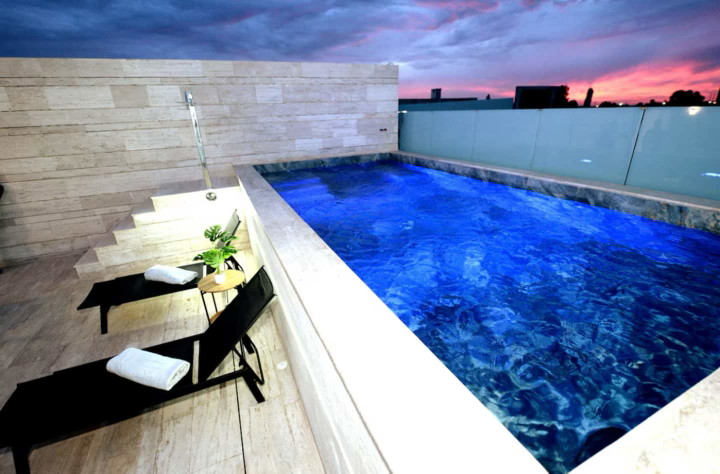 Rooftop Djenna : Piscine & Terrasse Privée. - Marruecos