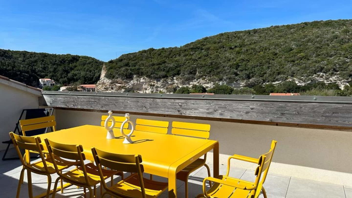 Beautiful Terrace, 150 M2, Air Conditioning, Parking - Bonifacio