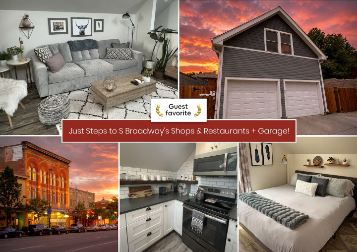 Bright | Modern | 1 Block To S Broadway | Garage! - Denver, CO