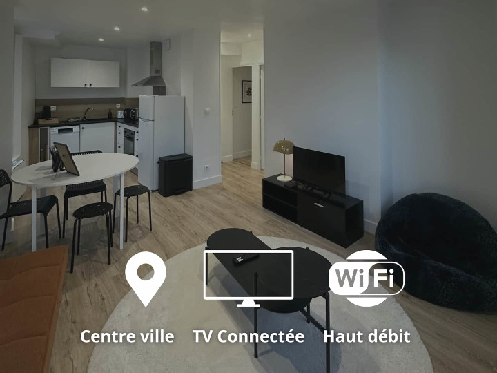 L'écrin Orange, Parking Gratuit, Tv Connectée - Châlons-en-Champagne