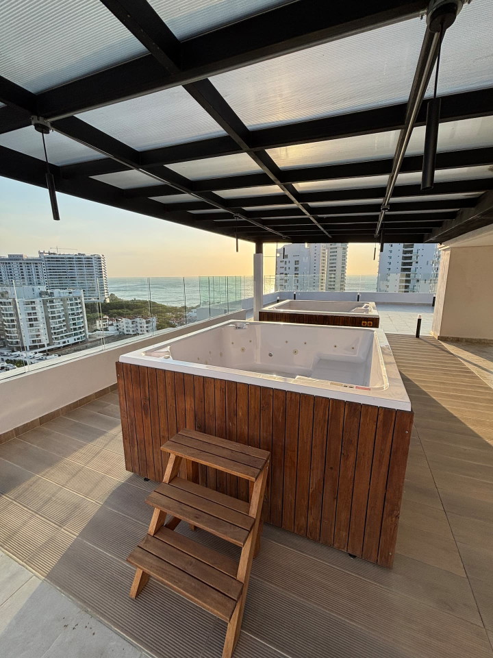 Apto Vista Al Mar|jacuzzi & Playa A 2 Min Rodadero - Santa Marta