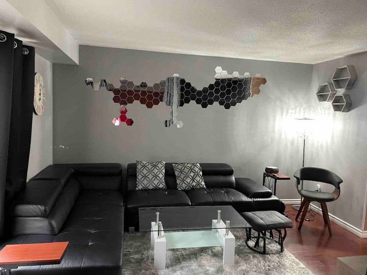 Spacious Room W/65 Tv And Full Private Bathroom. - Bowmanville