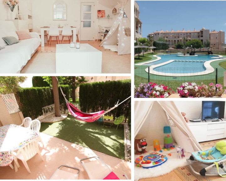 Babyfriendly Beach Apt, 3 Bdr, Heating, Wifi Pool - Costa Blanca