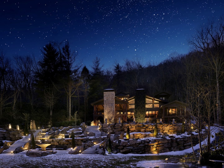 Luxury Mountain Escape At Precipice Private Lodge - Highlands, NC