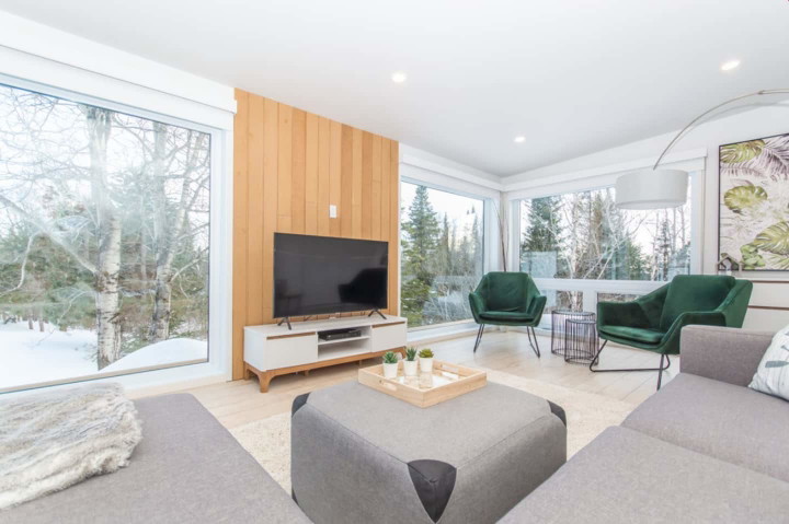 Maison Mykines - Chalet En Nature, Spa, Petit Lac - Charlevoix