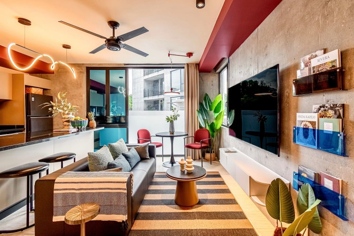 Lux Suite+design Roma Norte+balcony+parque España - Quintana Roo
