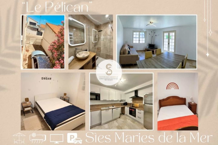 "Le Pélican" Saintes Marie - Parking Cour - Saintes-Maries-de-la-Mer