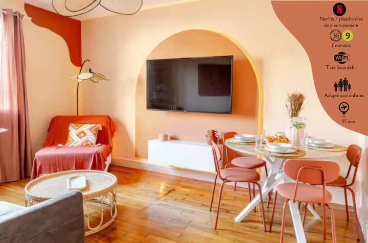 Cocon Terracotta - Kids Friendly - 20 Min De Paris - Fontenay-sous-Bois